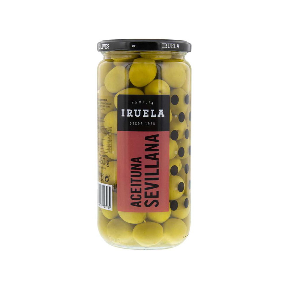 IRUELA - Manzanilla Olives - Unpitted (720g) – ElOlivo Ireland